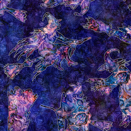Wicked Witch Toss Purple Yardage