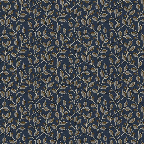 Stone Cottage Heirloom Flowers Navy Fabric – SewYeahQuilting